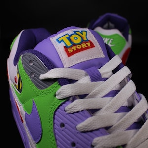 Custom Nike Air Max 90 Buzz Lightyear Toy Story Themed Graffiti ...