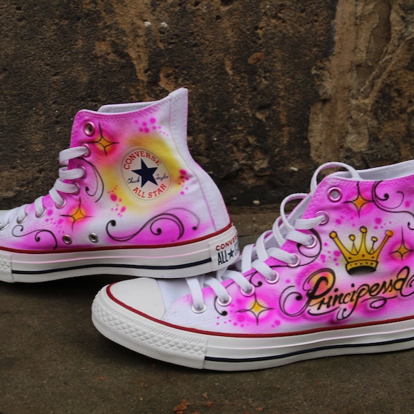 Princess Converse - Etsy