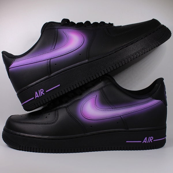 Nike Air Force 1 Purple - Etsy