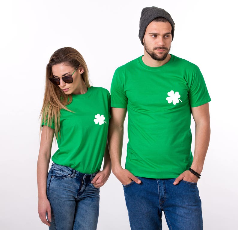 Lucky Charm Shirts St Patricks Day Couple Matching Couples - Etsy