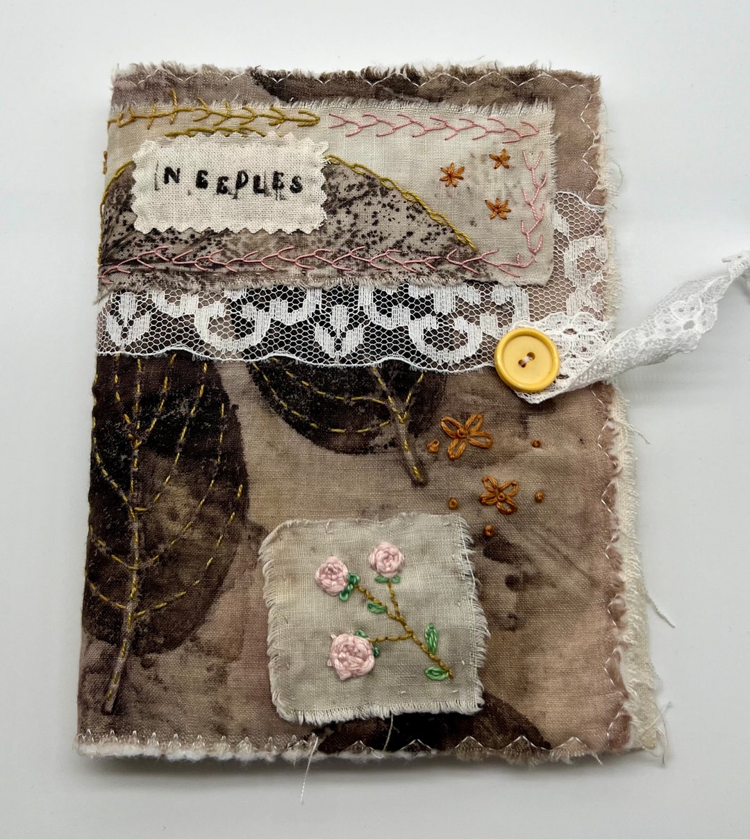 Handmade Needle Case - Slow Stitched and Vintage Feel/style - Etsy