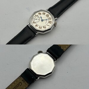 1917 6/0 Rare Decagon (10 Sided) Sterling Silver Trench Watch, 15J - Etsy