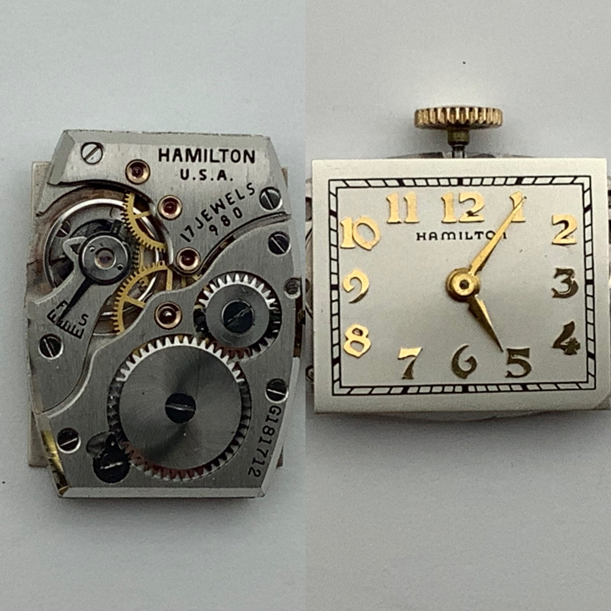 Hamilton Contour in extraordinary condition. 17 Jewel, Caliber 980