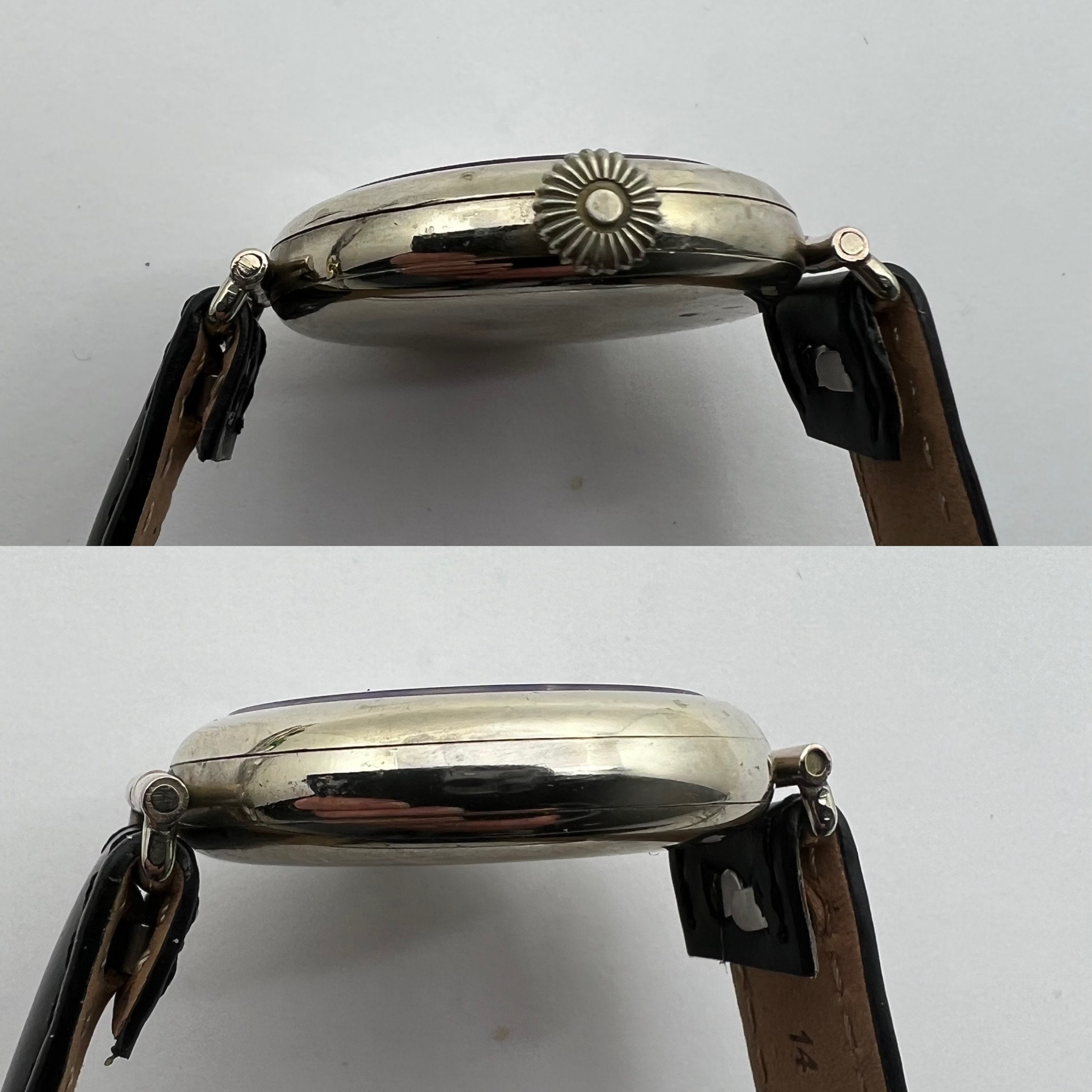 1916 Waltham Trench / WW1 Watch, Swivel Lugs, Rare Hermetic Case made ...