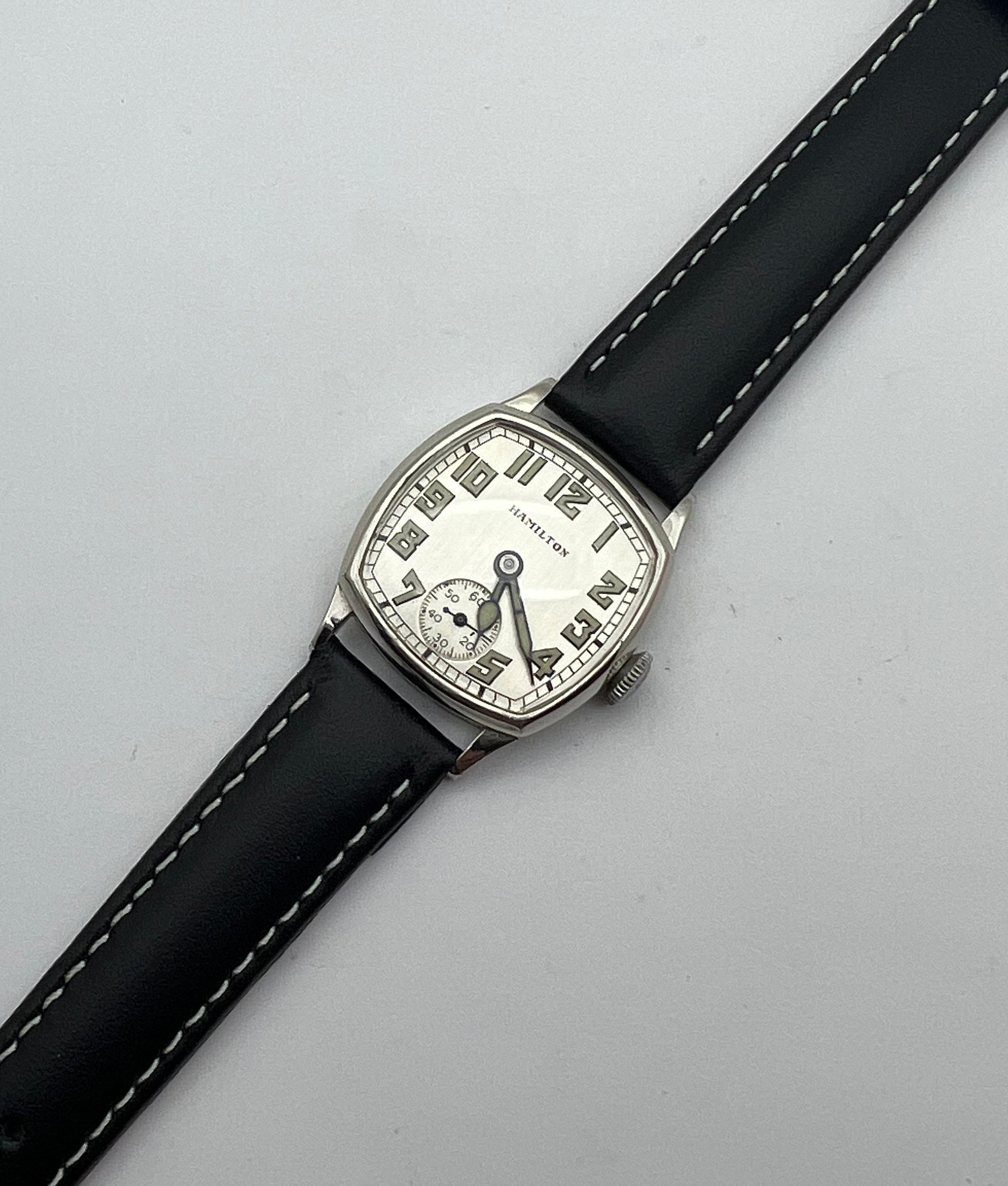 1927 Art Deco Hamilton Cushion, 17 Jewels, Caliber 987