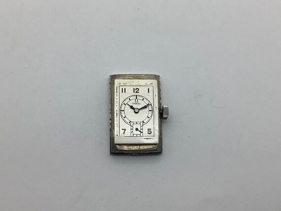 1934 Omega Caliber T17 Rectangular Watch. Beautifully… - Gem