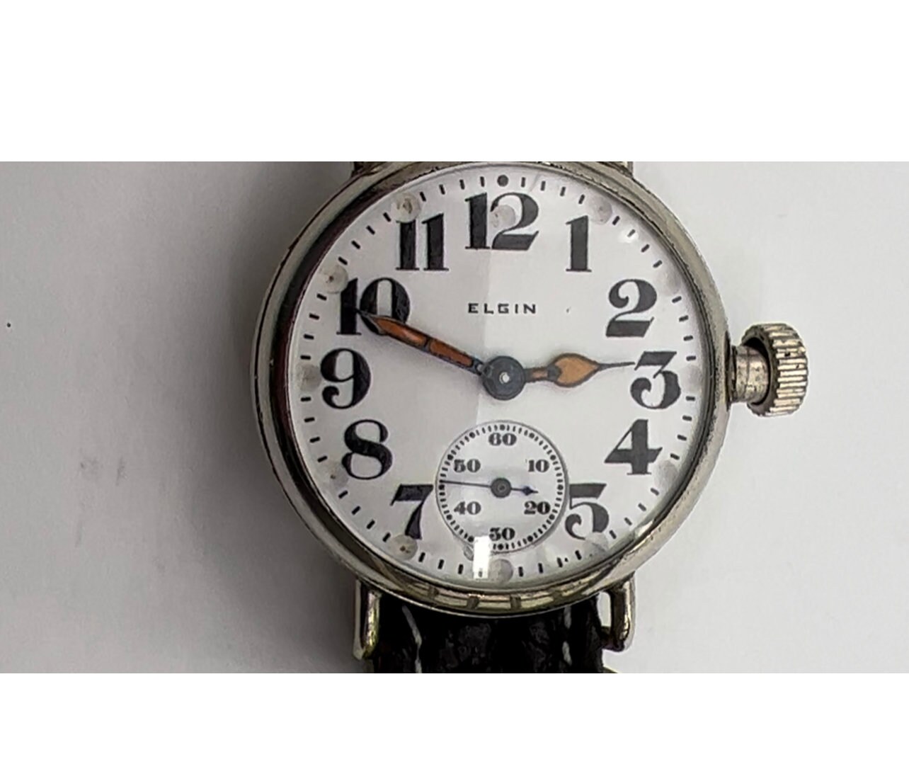 1913 Elgin Trench / WW1 watch. Original Armor Guard, Stunning Survivor.