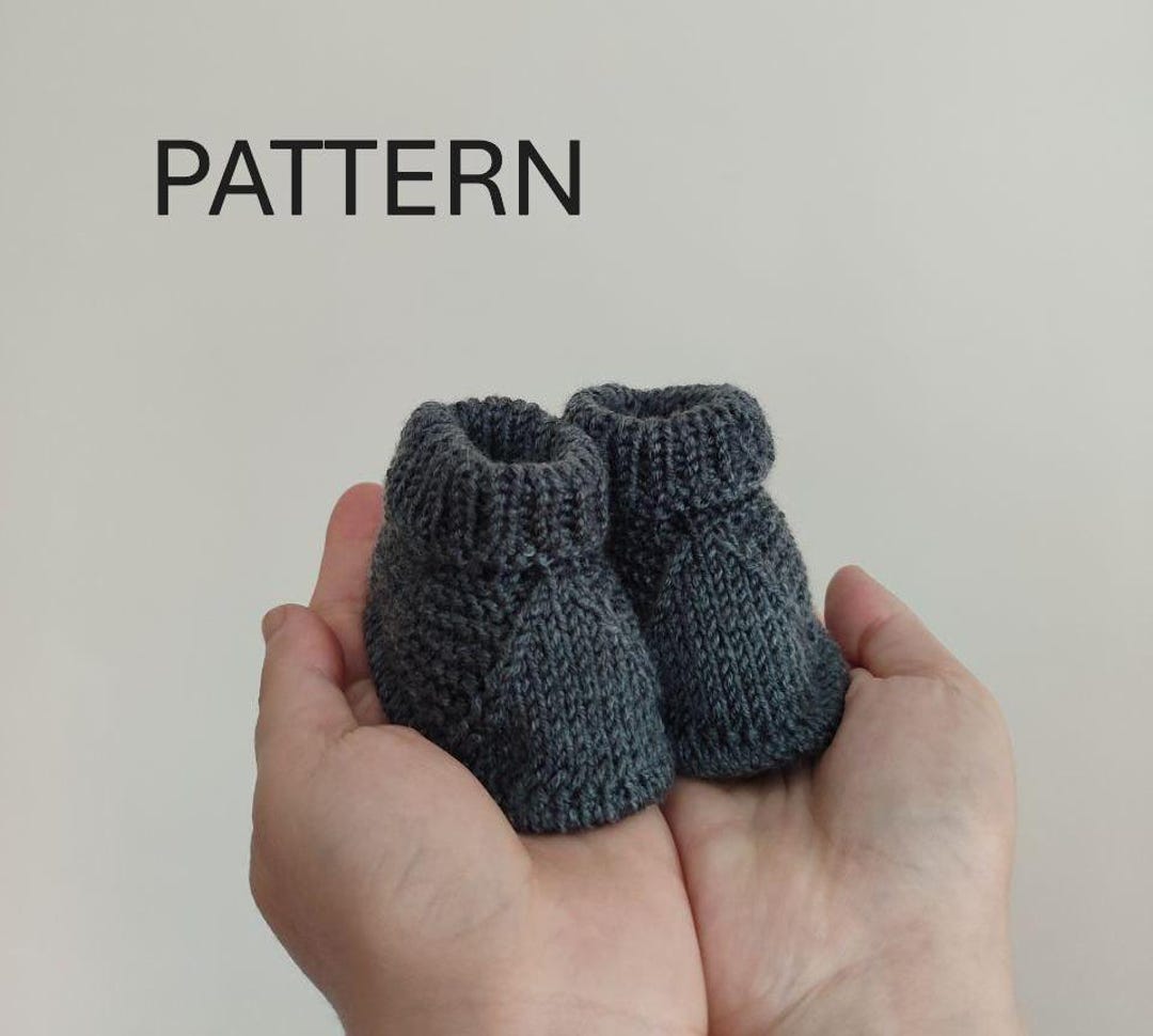 Knit Baby Boots Pattern - Etsy