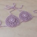 Crochet Floral Bikini Set Pattern, Barefoot Sandals PDF Files, Flowers ...