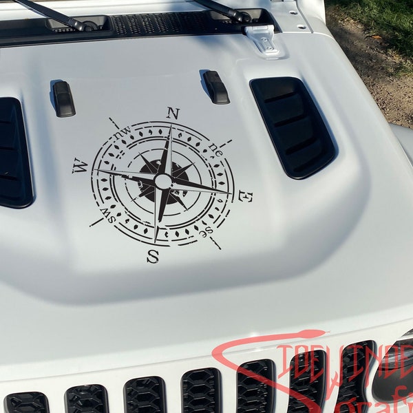 Compass Decal - Etsy