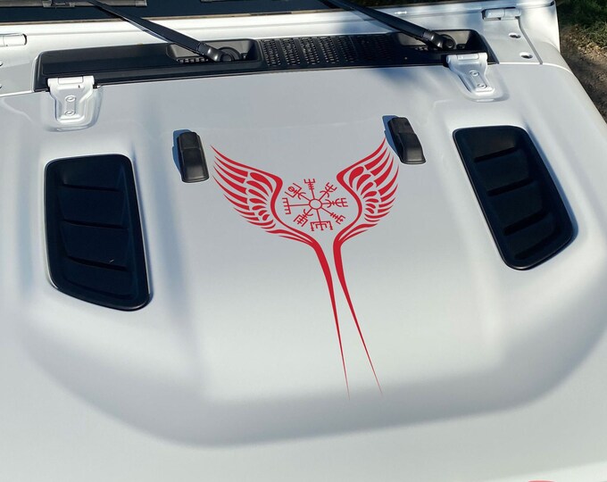 Valkyrie Wings Norse Viking Symbol Vinyl Decal Car Truck Jeep Wrangler ...