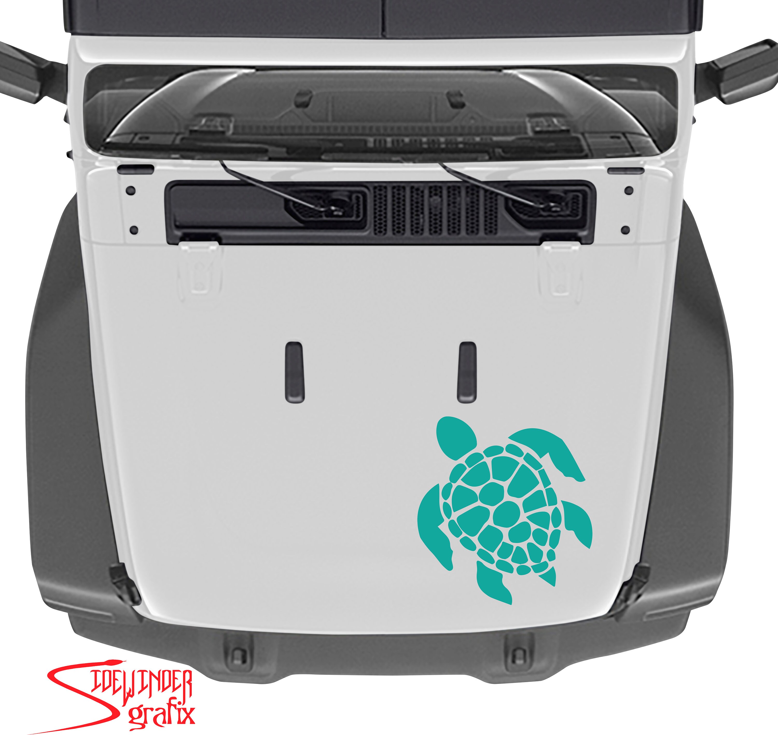 Sea Turtle Vinyl Decal for Car Truck or Jeep Wrangler - Etsy