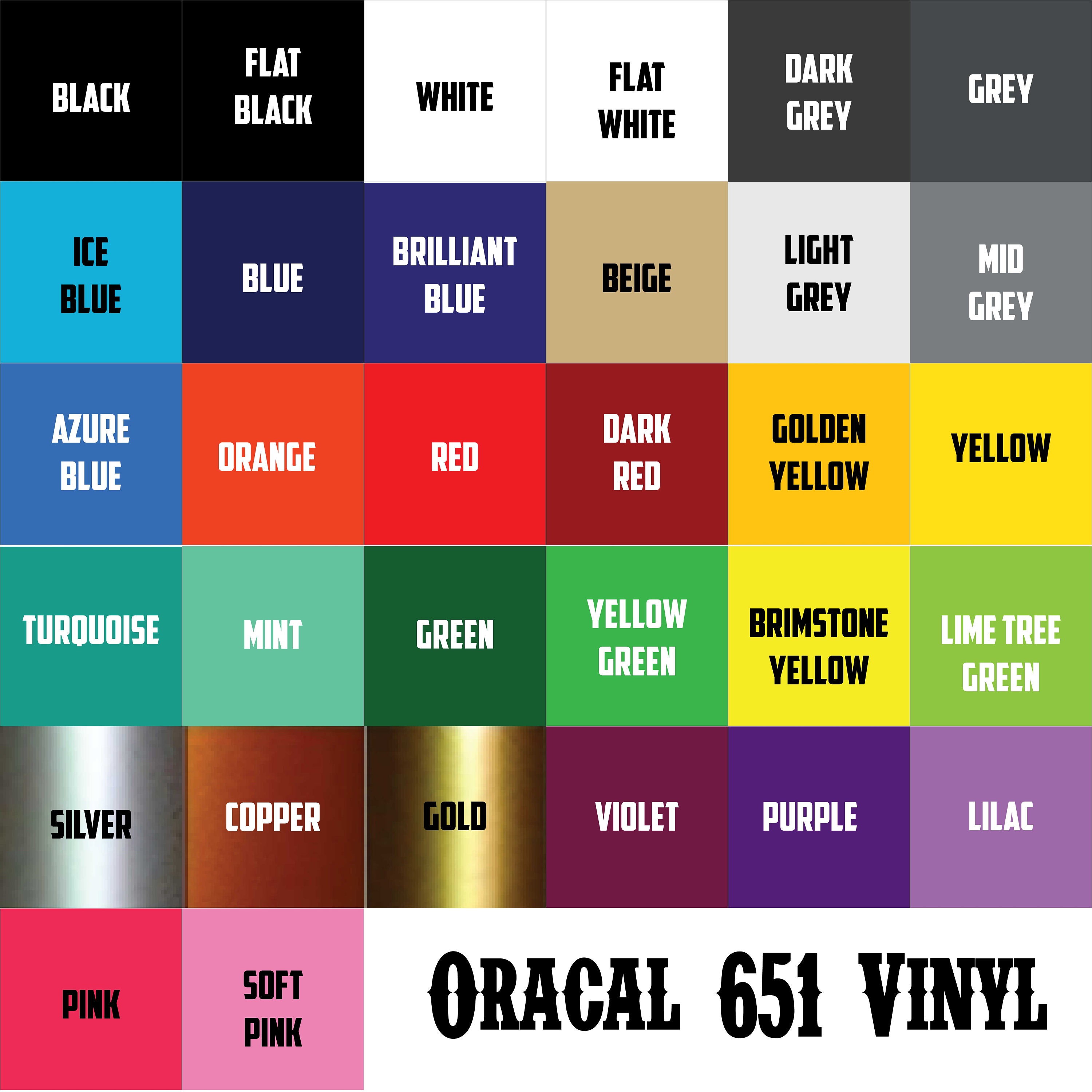 Vinyl Color Sample - Etsy