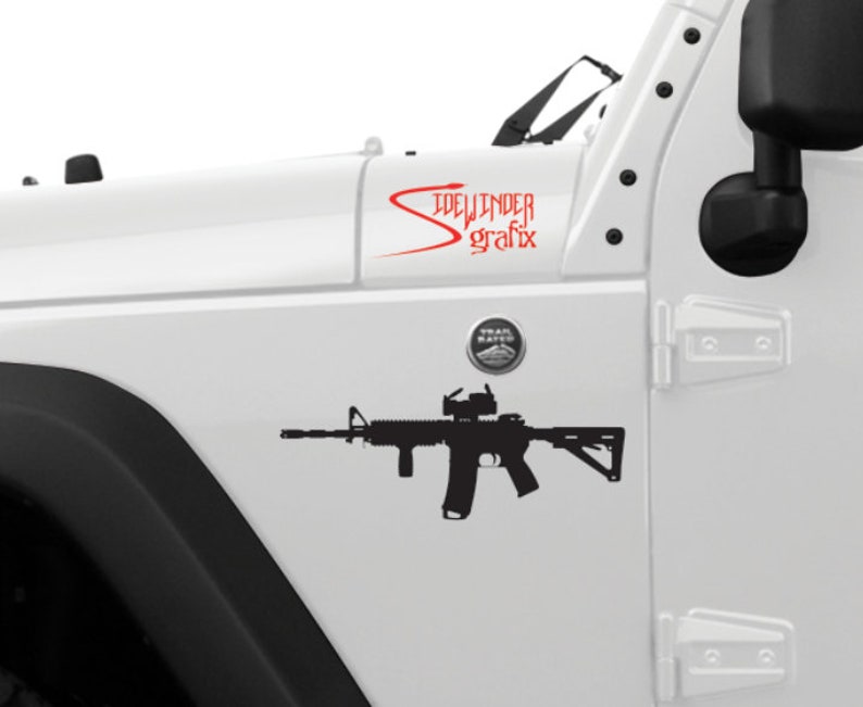 AR-15 Vinyl Decal - Etsy
