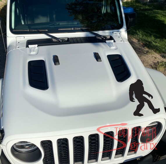 Bigfoot Sasquatch Vinyl Decal for Car Truck or Jeep Wrangler | Etsy
