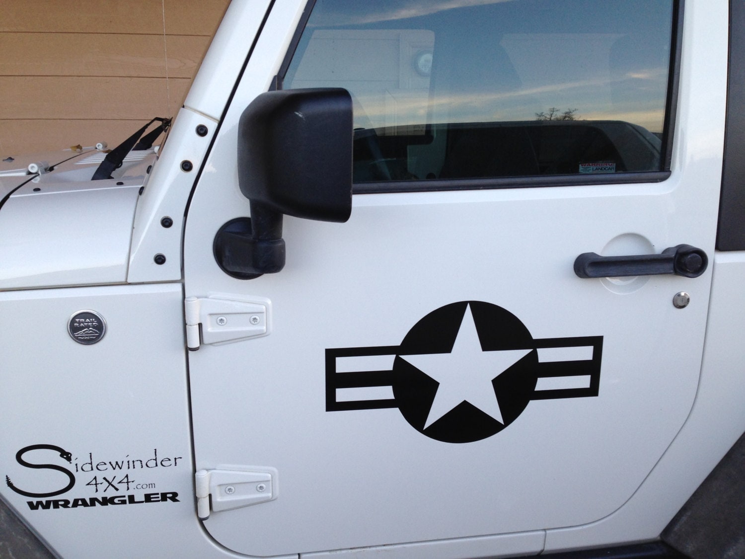 US Airforce STAR Vinyl Vehicle Jeep Decal WWI WW2 Army - Etsy