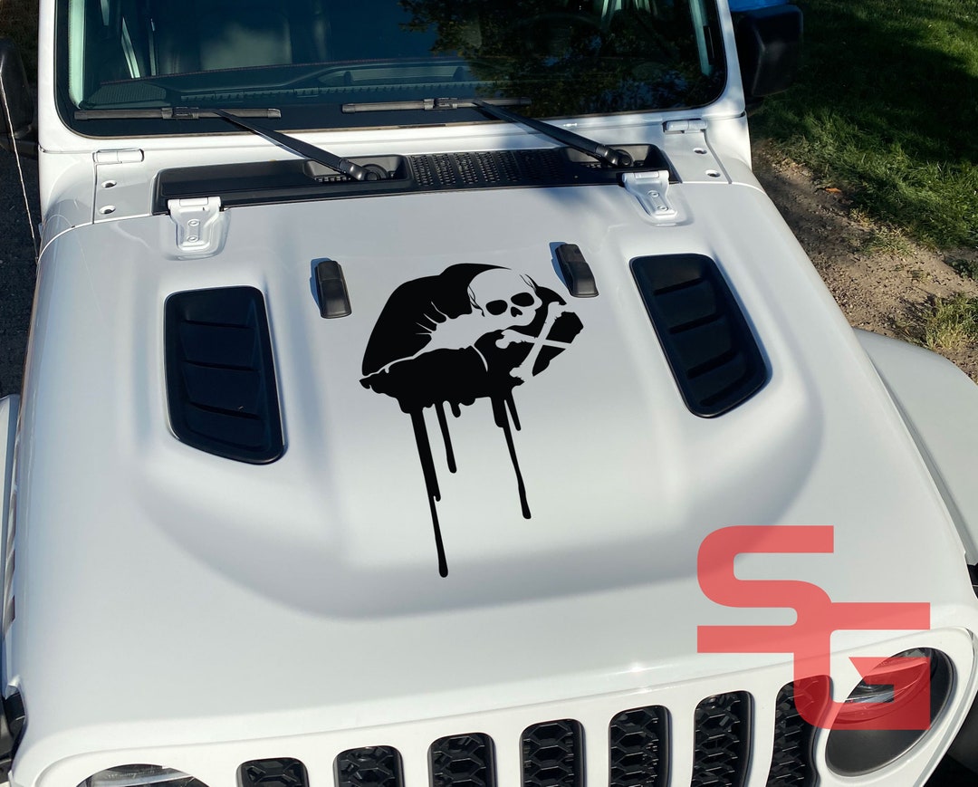 Lips Skull Crossbones Lipstick Kiss Dripping Vinyl Decal for Car Truck ...