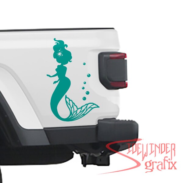 Mermaid Car Sticker - Etsy