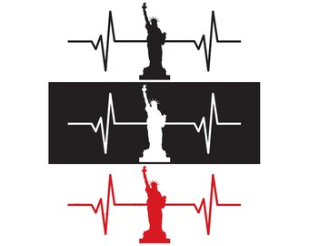 Lady liberty sticker | Etsy