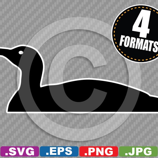 Loon Clip Art - Etsy