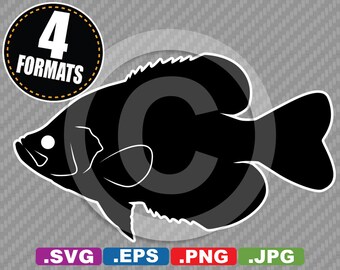 Goliath Grouper Fish Clip Art Image SVG Cutting File Plus Eps vector ...