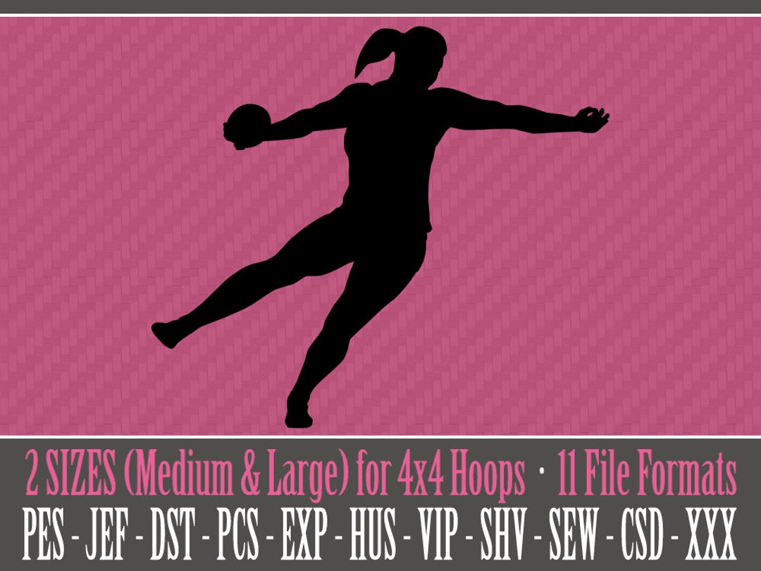 Track & Field - Discus Throw - Female - Machine Embroidery Design Files ...