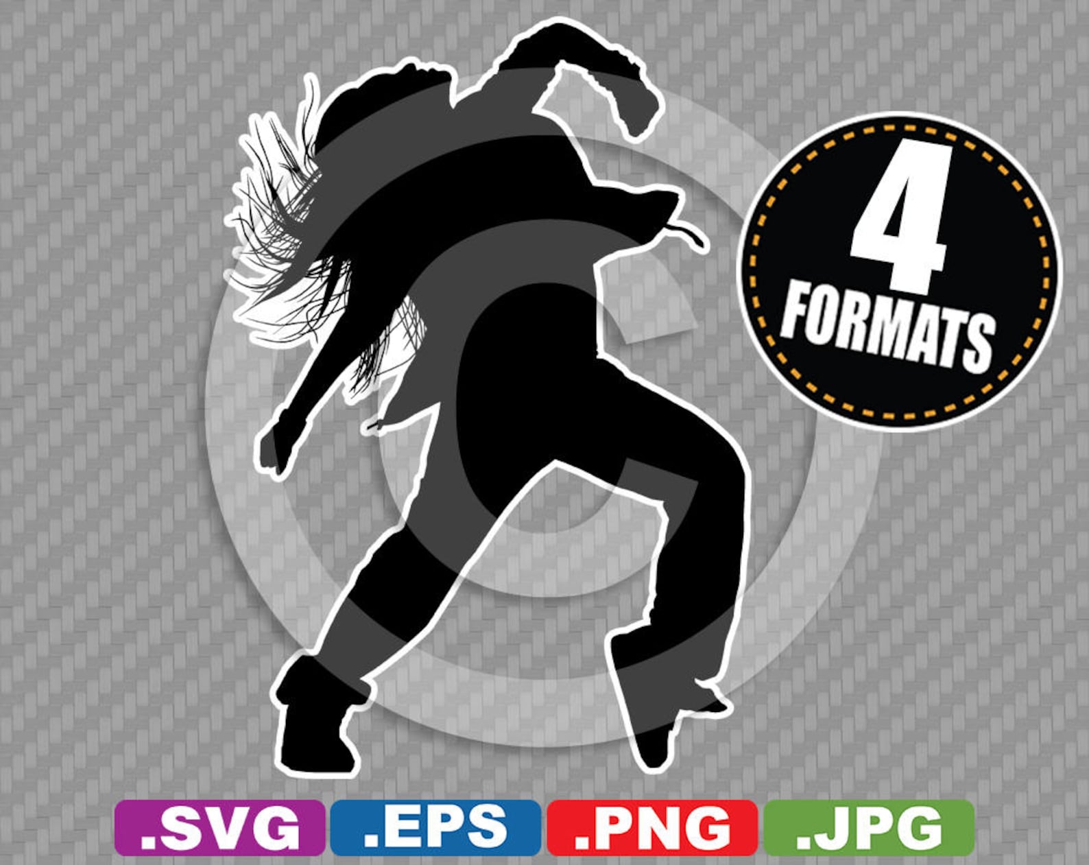 Hip Hop Dancer Clip Art Image SVG Cutting File Plus Eps - Etsy