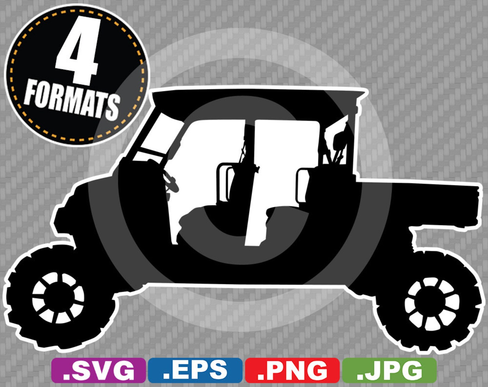 Off-road Crew UTV Clip Art Image SVG Cutting File Plus Eps vector, Jpg ...