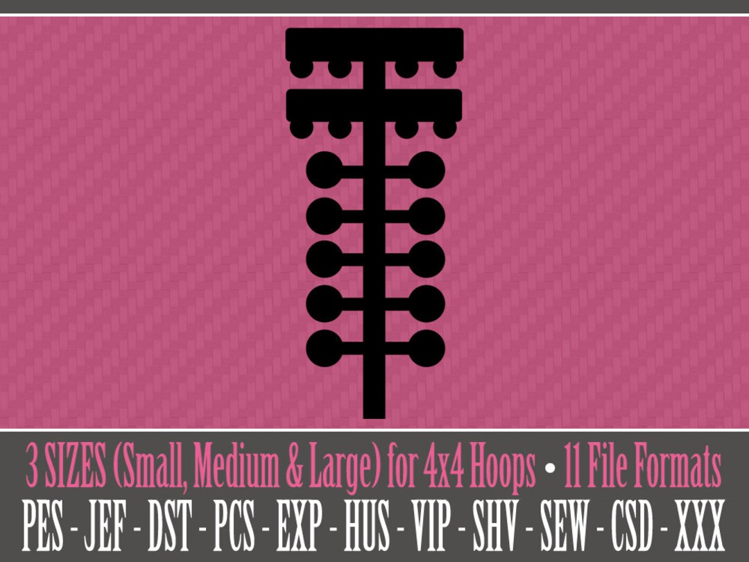 Drag Racing Christmas Tree - Machine Embroidery Design Files - 3 Sizes ...