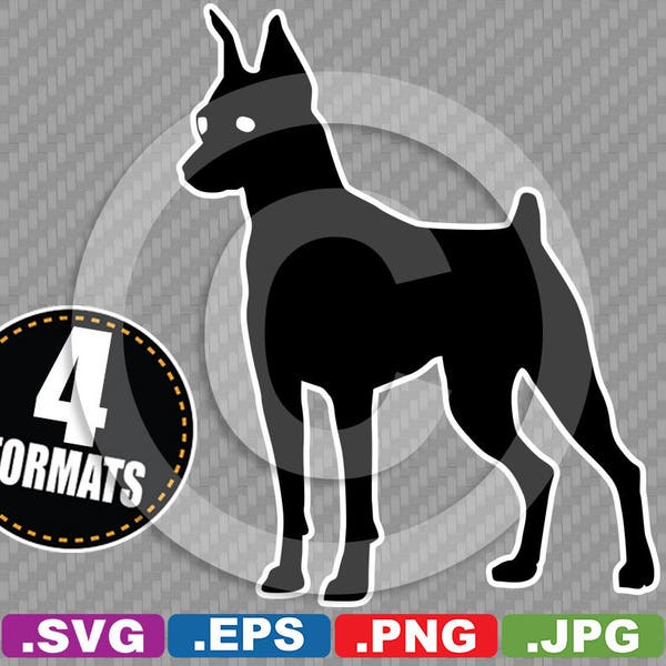 Miniature Pinscher Decal - Etsy
