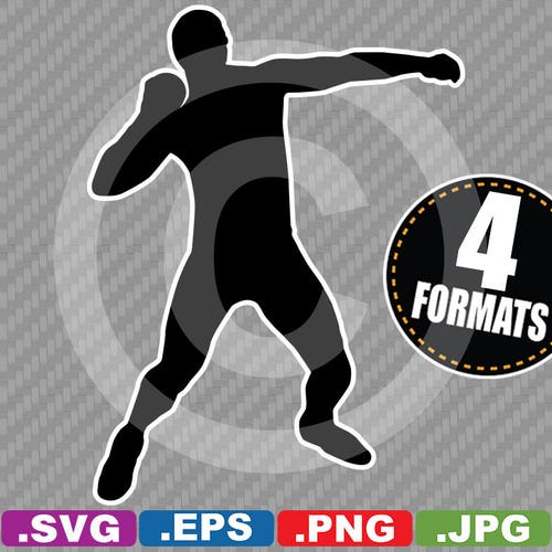 Track and Field Discus Throw Clip Art Image SVG Cutting - Etsy