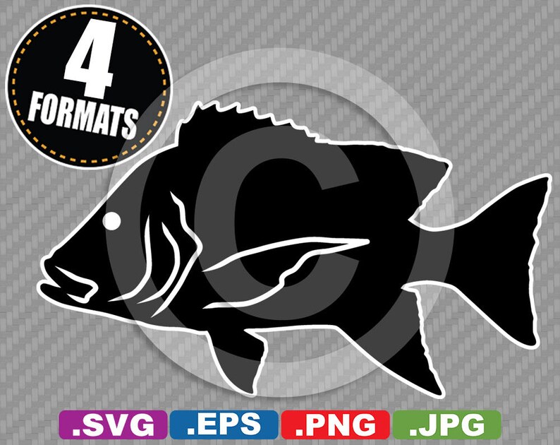 Red Emperor Fish Clip Art Image SVG Cutting File Plus Eps - Etsy