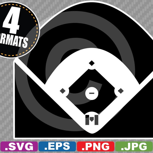 Baseball Diamond Svg - Etsy