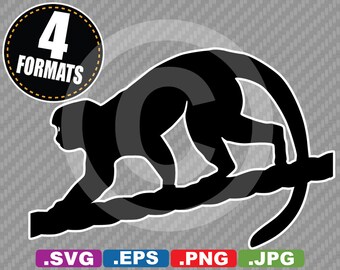 Spider Monkey Svg - Etsy