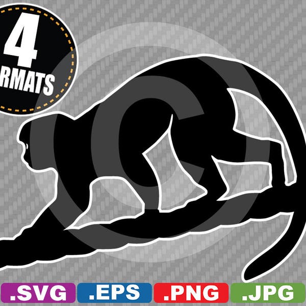 Spider Monkey Svg - Etsy