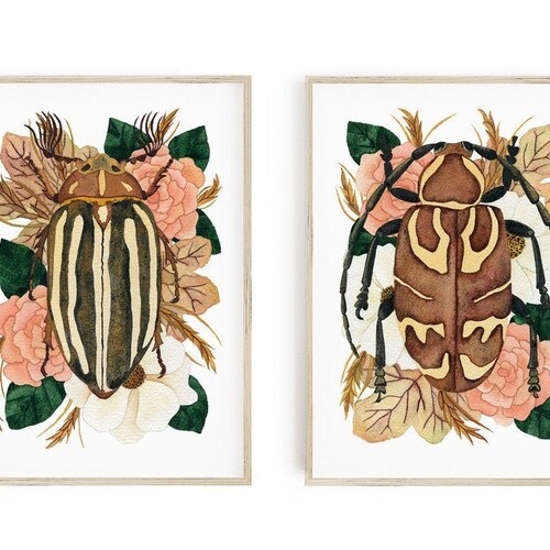 Insect Print of Original Watercolor Painting - Etsy