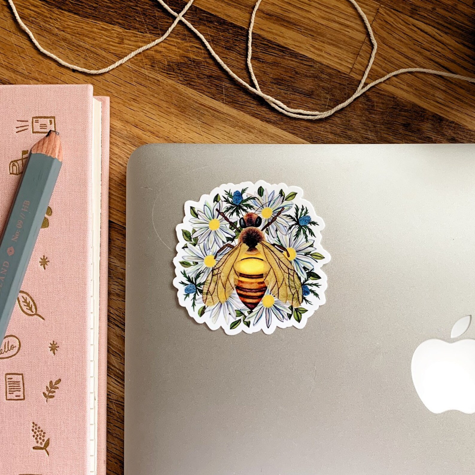 Honey Bee Sticker Vinyl Decal Cute Laptop Sticker Cup Decal | Etsy