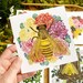 Bee Note Cards or Stationery, Blank Set - Etsy