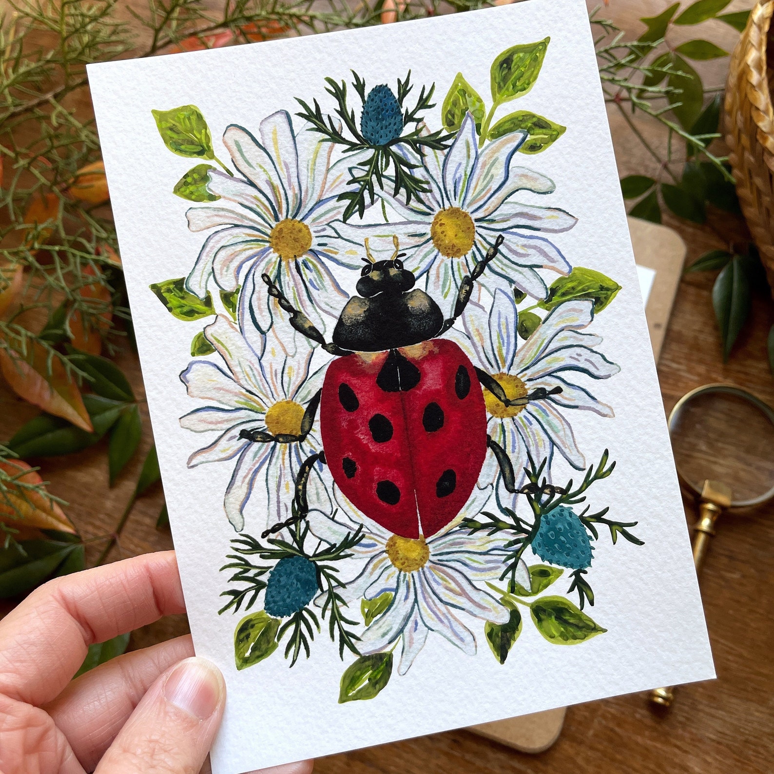 Ladybug Prints for Decor Gifts Items Kitchen | Etsy