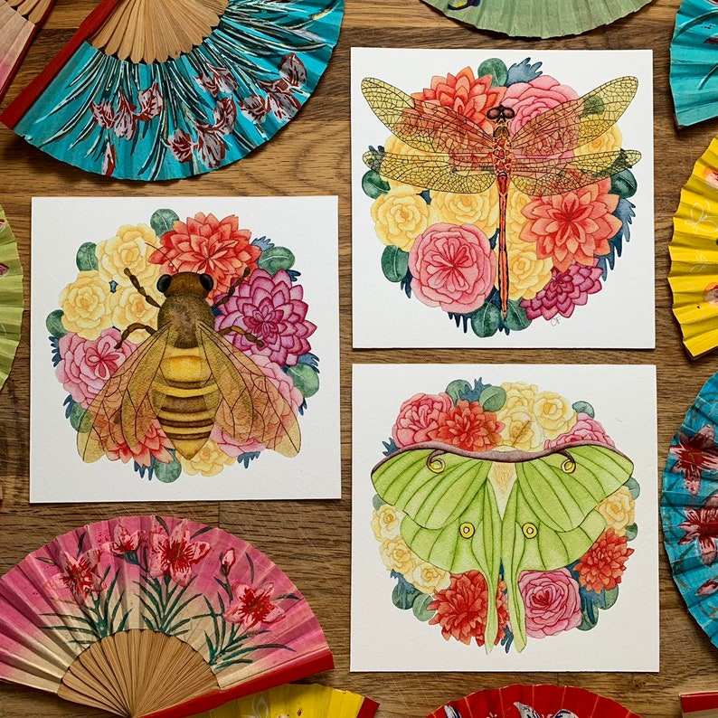 Honey Bee Print of Painting, Beekeeper Gift, Home Decor - Etsy