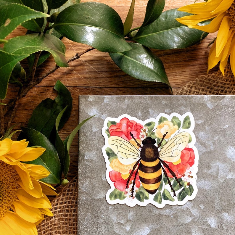 Bee Magnet for Honey Bee Decor | Etsy