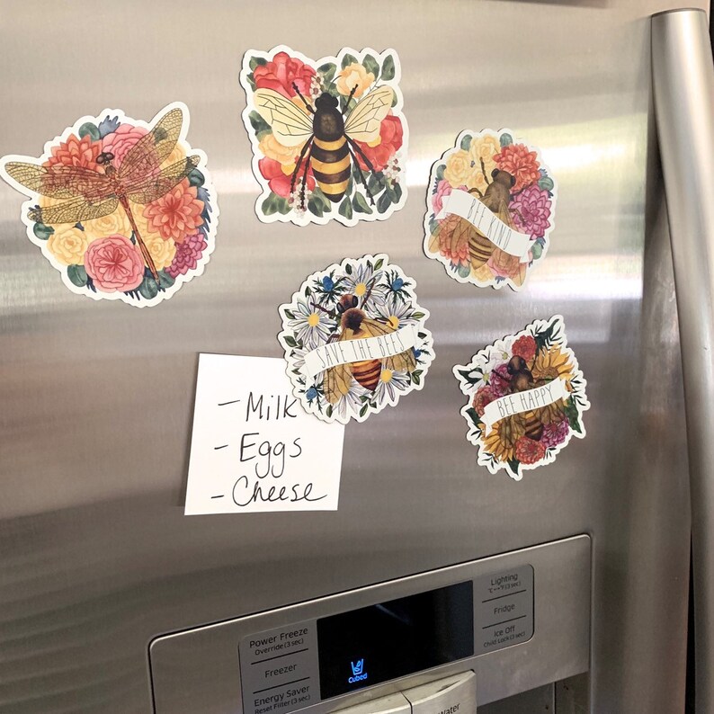 Bee Magnet for Honey Bee Decor | Etsy