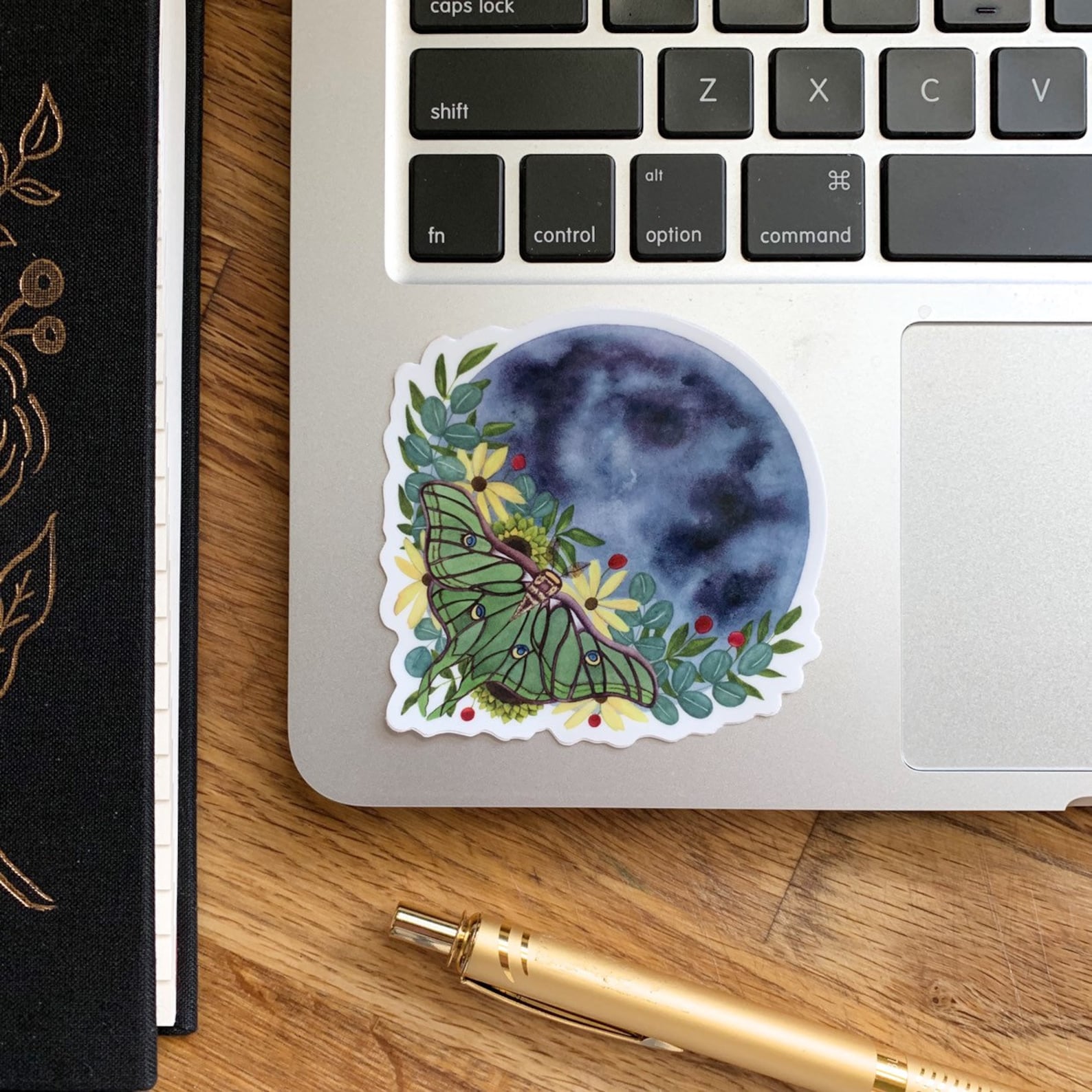 Moon Sticker of Celestial Decal Cute Laptop Sticker Car | Etsy