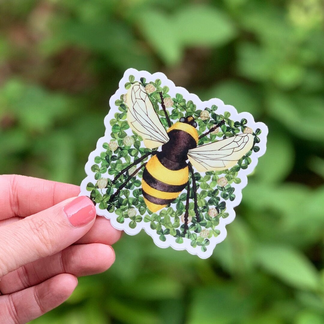 Honey Bee Sticker, Vinyl Decal, Cute Laptop Sticker, Cup Decal for ...