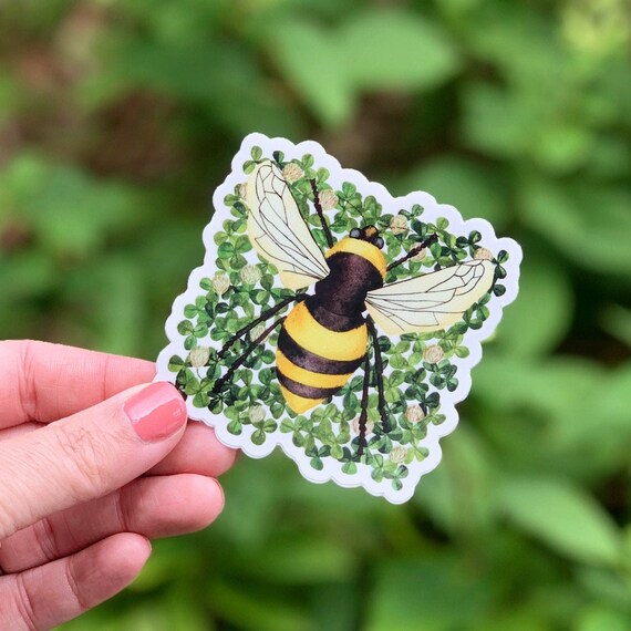 Honey Bee Sticker Vinyl Decal Cute Laptop Sticker Cup Decal - Etsy