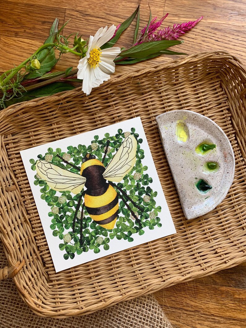 Bee Note Cards for Honey Bee Lovers Beekeeper Gift or Bee | Etsy
