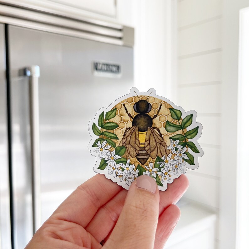 Bee Magnet for Honey Bee Decor - Etsy