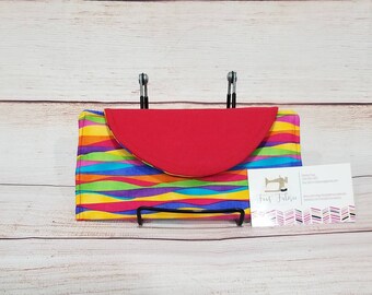 Rainbow wallet | Etsy