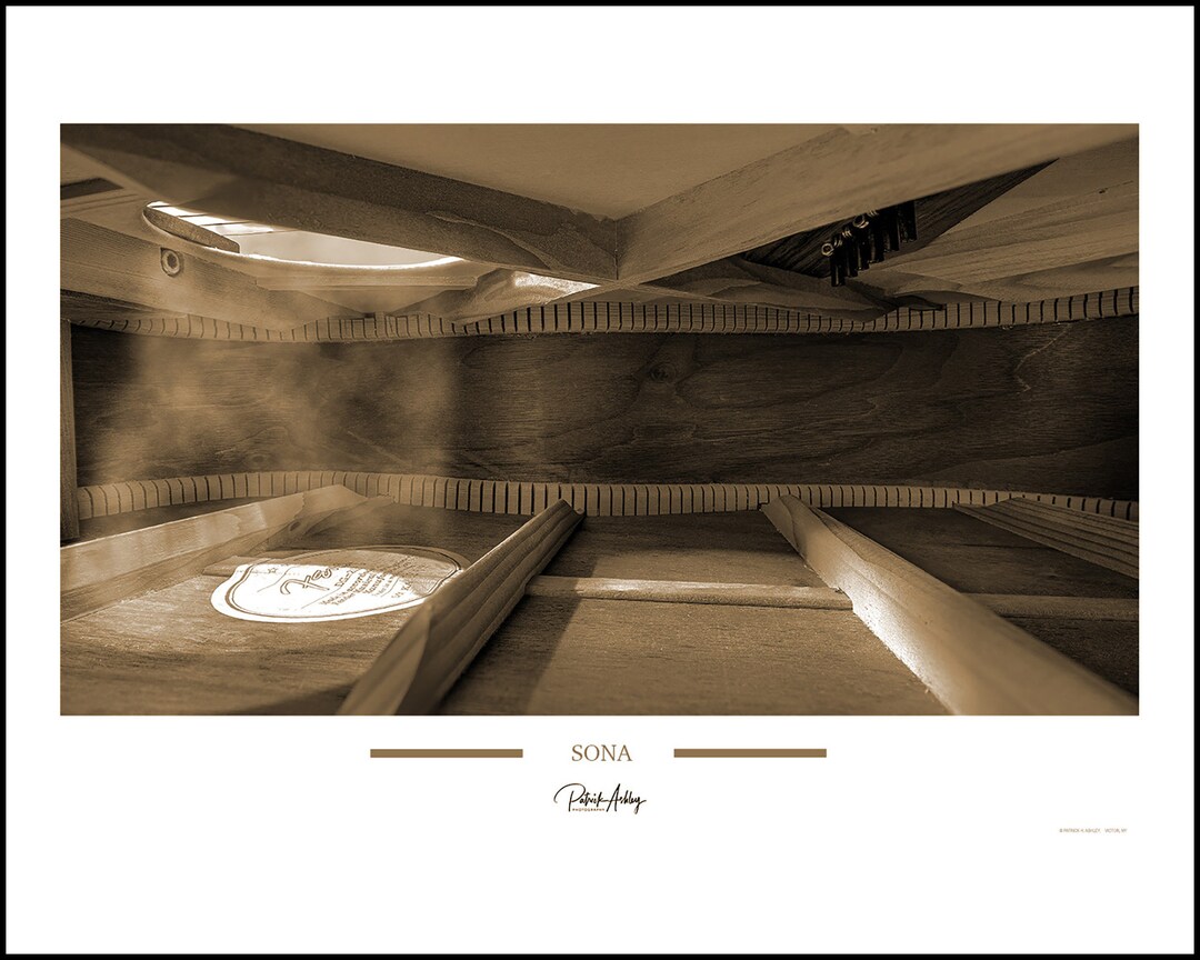 Inside an Acoustic Guitar - Side View - Etsy