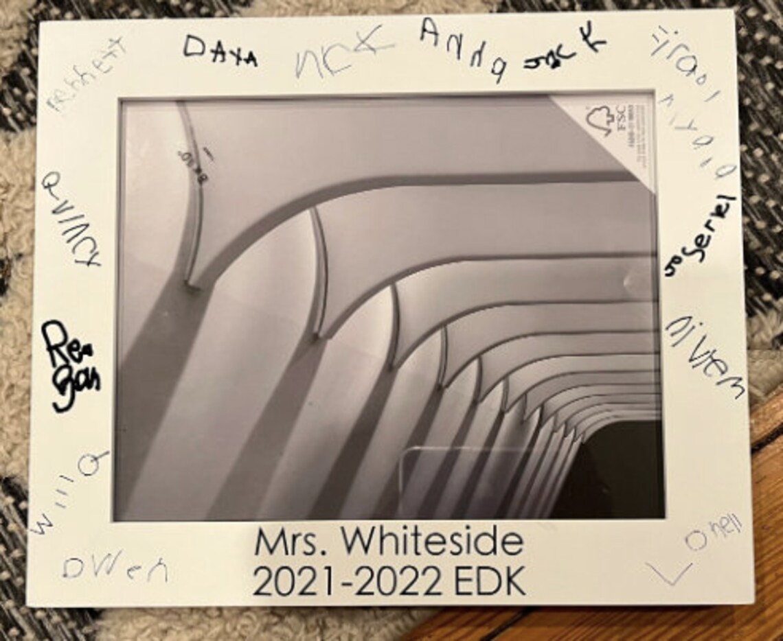 Class Picture Frame With Student Signatures - Etsy